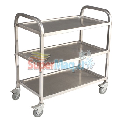 Carro Multiuso 3 Niveles de Acero Inox : Carros Multiusos